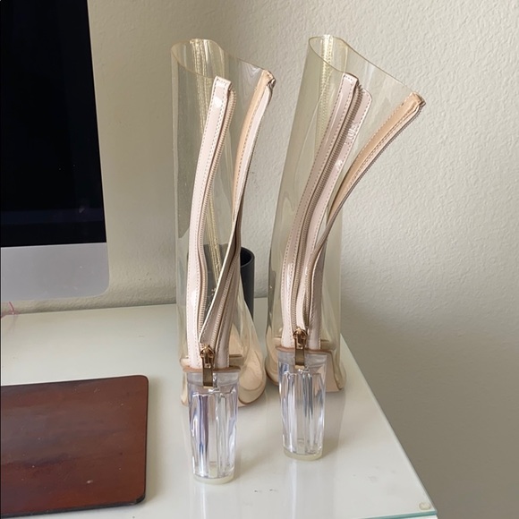 Shoes | Clear Boots | Poshmark